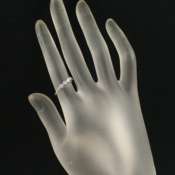 Yahoo!オークション - ダイヤ ダイヤモンド 0.30ct 5P リング K14WG 指...