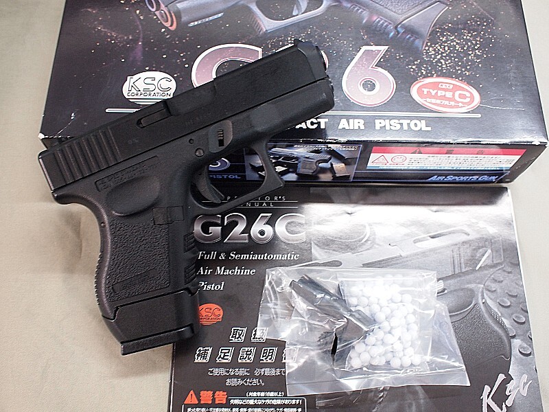 Yahoo!オークション - KSC GAS-BLK G26C ABS世代 セミ・フル切替 マシ...