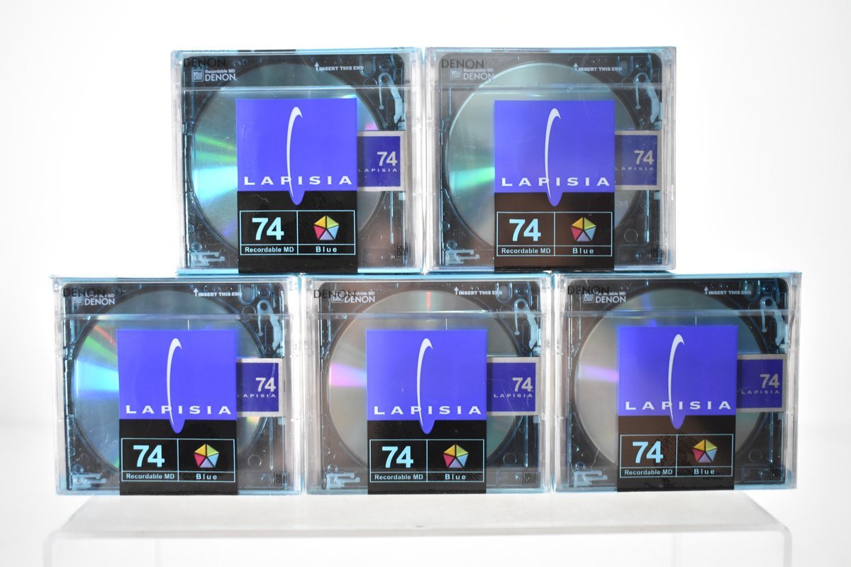 Yahoo!オークション - 未使用 未開封 DENON LAPISIA MD 5パック 計15本...