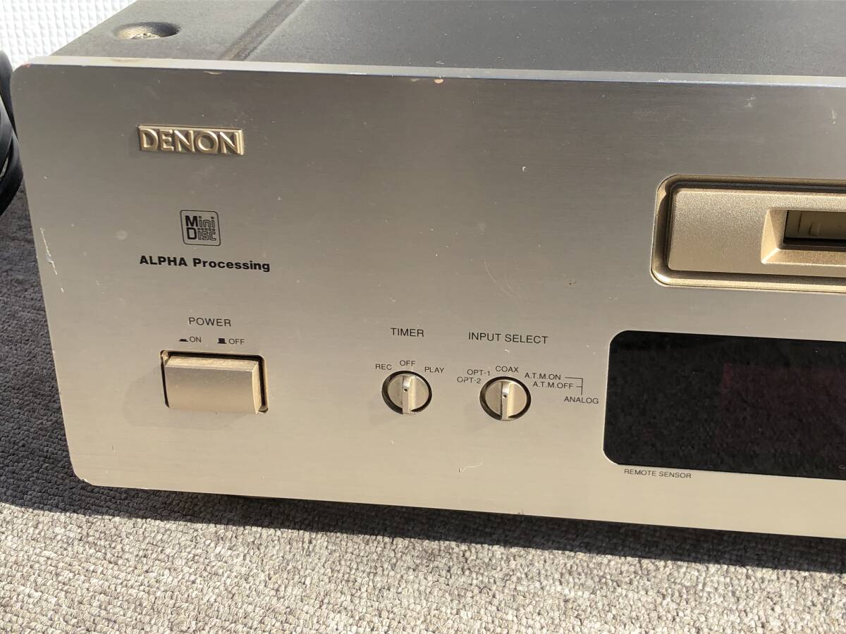 Yahoo!オークション - DENON デノン DMD-1800AL MDデッキ ジャンク...