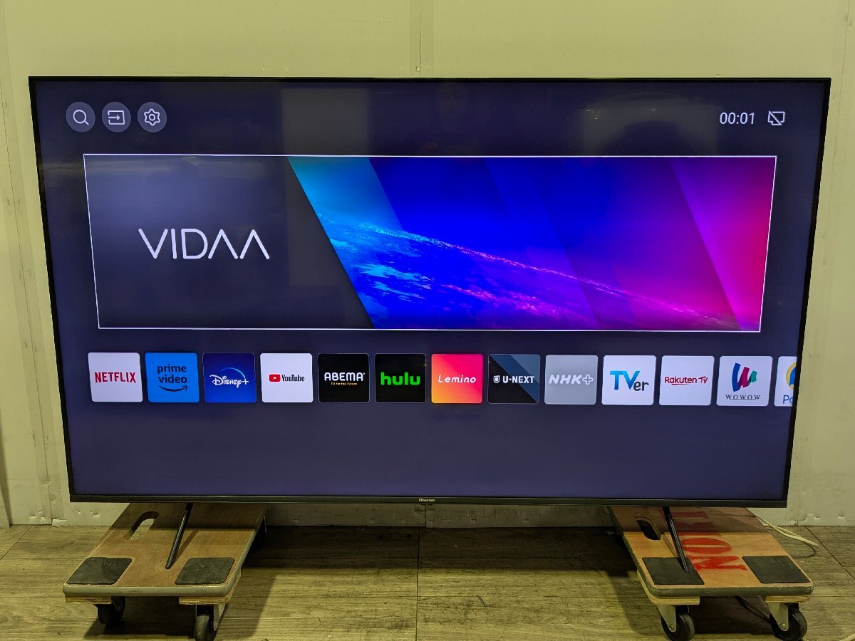 Yahoo!オークション - 【美品】埼玉発 ハイセンス 液晶テレビ 65E7H 65...