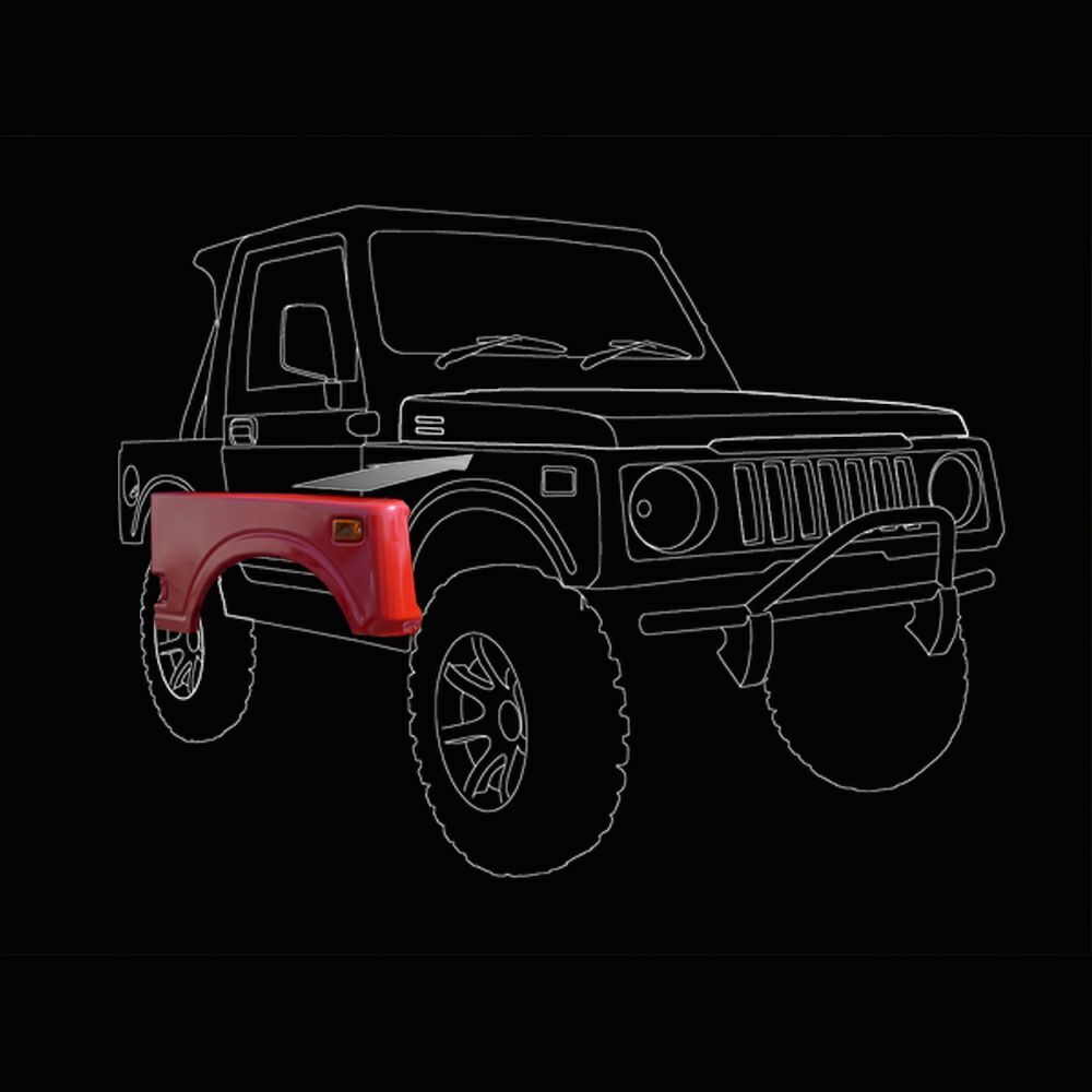 Yahoo!オークション - JA11ジムニーFRPフロントフェンダー オリジンラ...