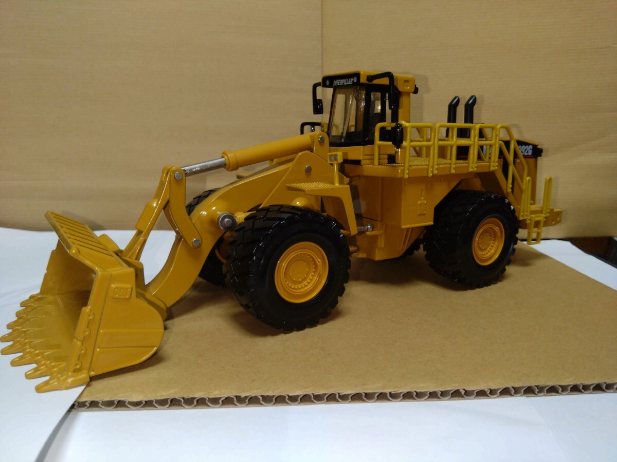 Yahoo!オークション - 【1/50】NORSCOT CAT 992G ホイールローダ ミニ...