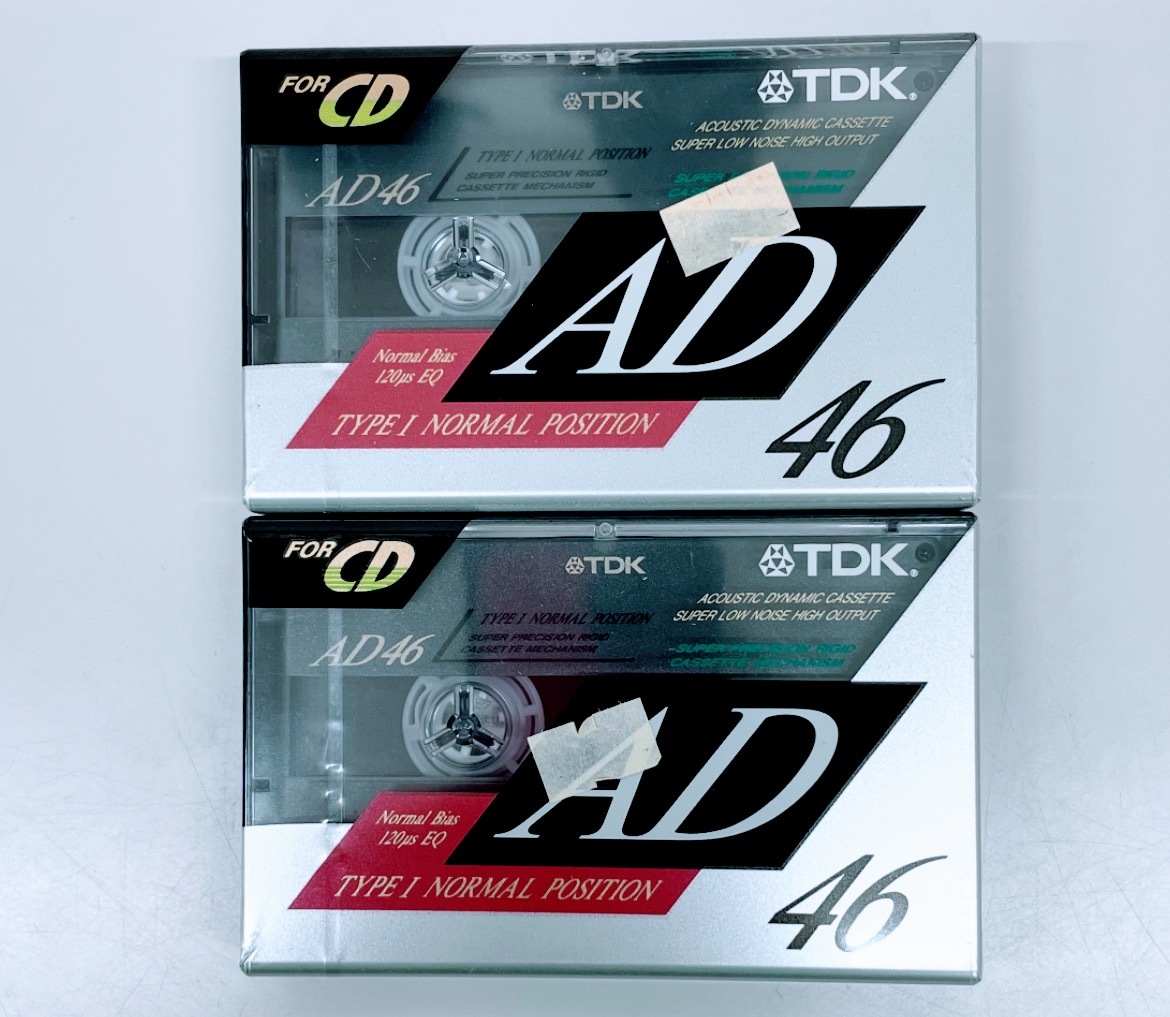 Yahoo!オークション - 即決 未開封 TDK AD46 カセットテープ 2本