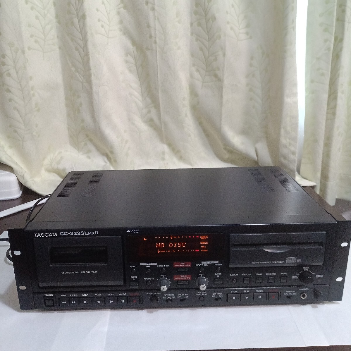 Yahoo!オークション - 【ジャンク品】TASCAM /CC-222 SL MK Ⅱ/CD カセ...