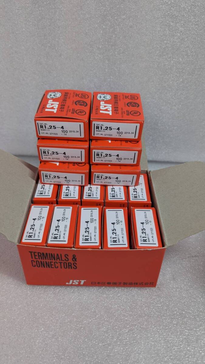 Yahoo!オークション - 16個セット JST 圧着端子 R1.25-4 銅線用裸圧着...