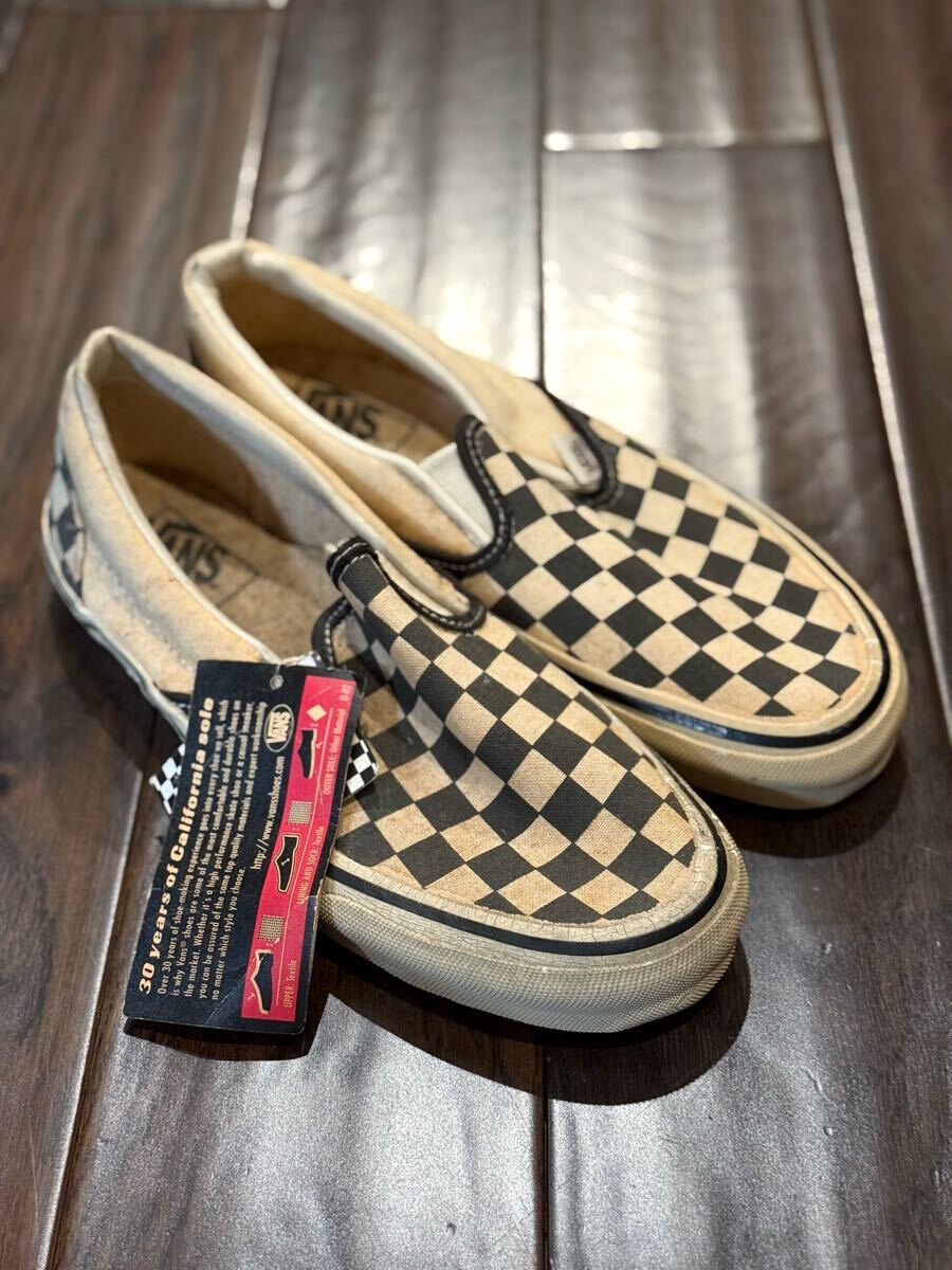 Yahoo!オークション - VANS バンズ スニーカー スリッポン US7 約25.0...
