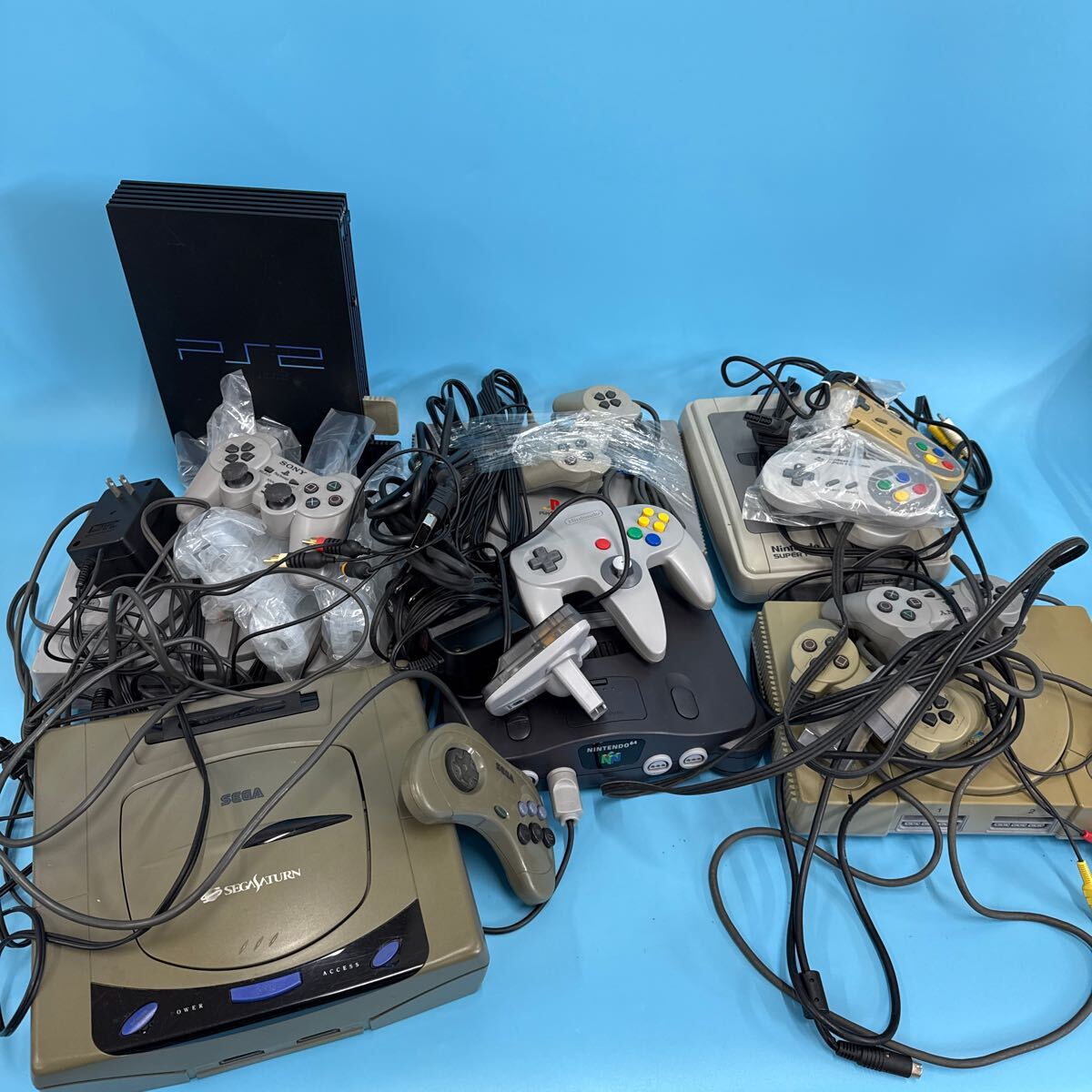 Yahoo!オークション - 【B579-5】PS2 PS セガサターン スーパーファミ...