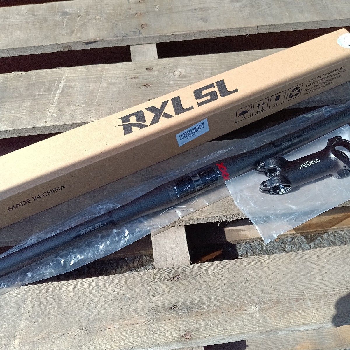 Yahoo!オークション - RXL LSカーボンストレートバー580mm TNIヘリウム...