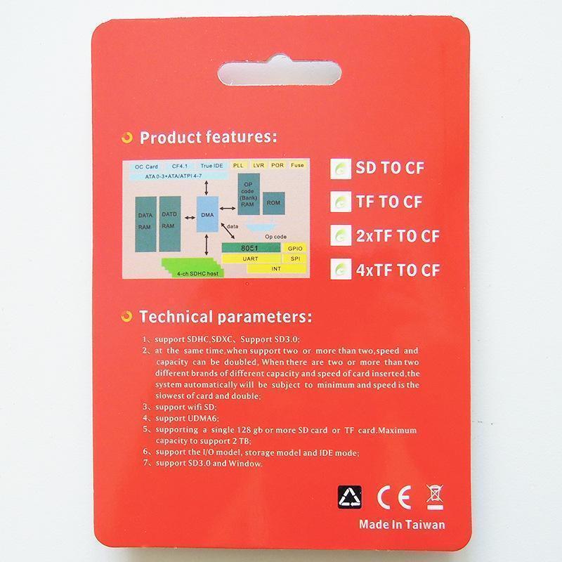 Yahoo!オークション - C004 SD to CF カードアダプター WiFi SD/SD 対...