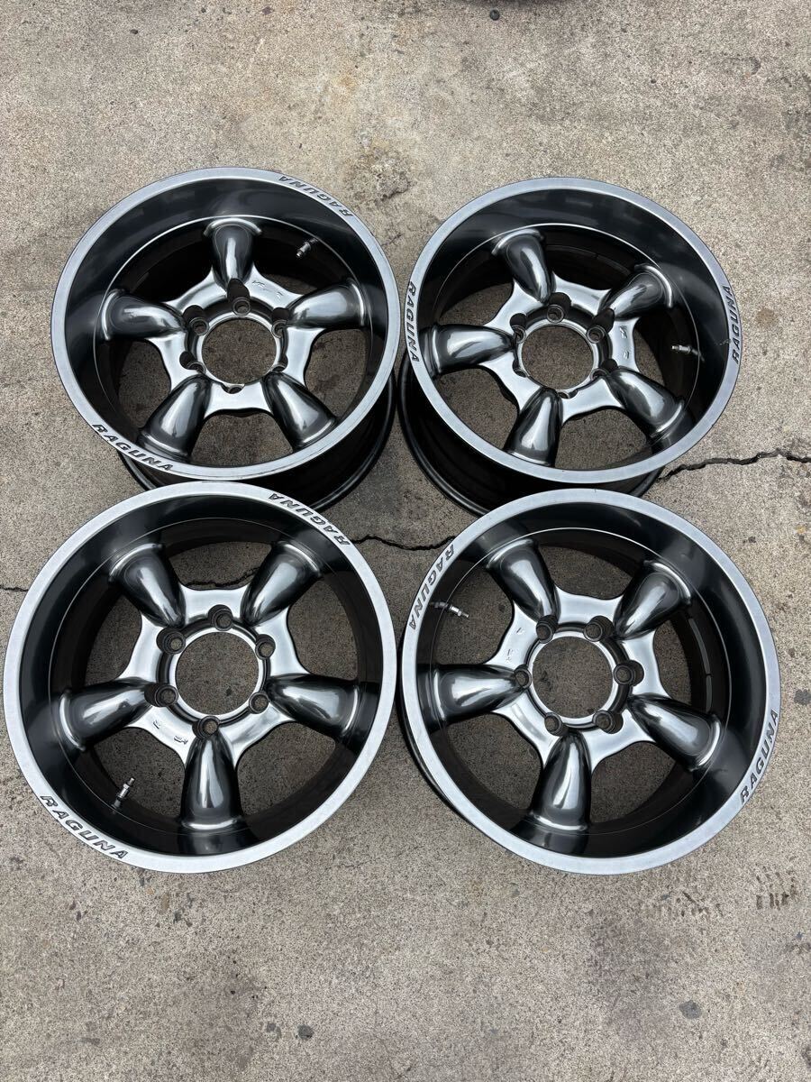 Yahoo!オークション - 深リム ラグナ JYDO 17x8.5J 6H PCD139.7 ET7 ア...