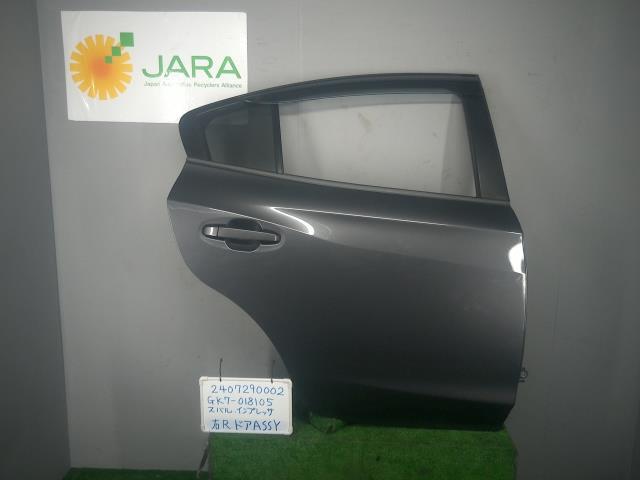 Yahoo!オークション - インプレッサ DBA-GK7 右RドアASSY G4 2.0I-S ア...