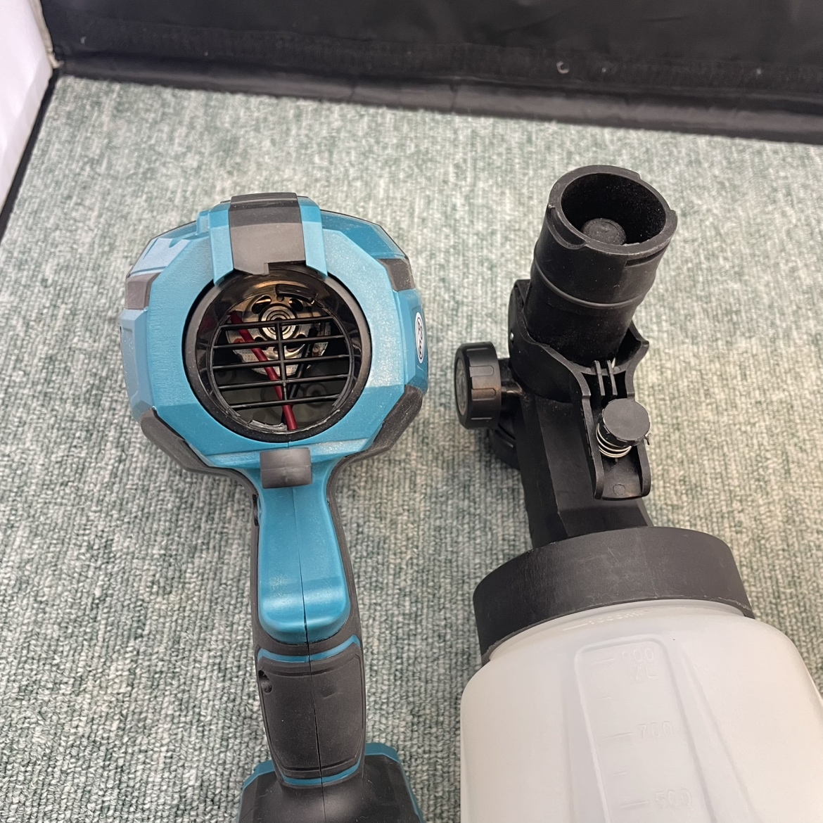 Yahoo!オークション - Ansodo スプレーガン マキタ製18Vバッテリ使用...