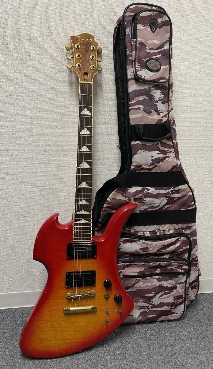 Yahoo!オークション - 【a2】 Burny MGタイプ Hide Sustainer エレキギ...