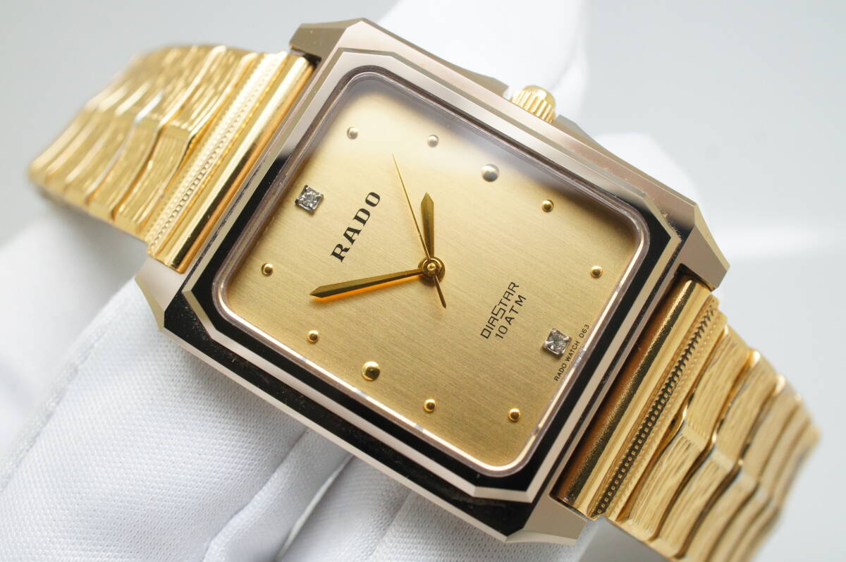 Yahoo!オークション - E62 作動良好 美品 RADO ラドー DIASTAR ダイア...