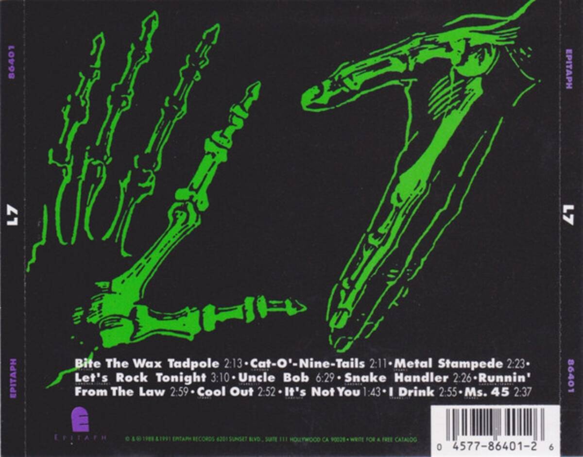 Yahoo!オークション - 中古CD L7/L7 1988年作品1st 米国/L.A.ガールズ...