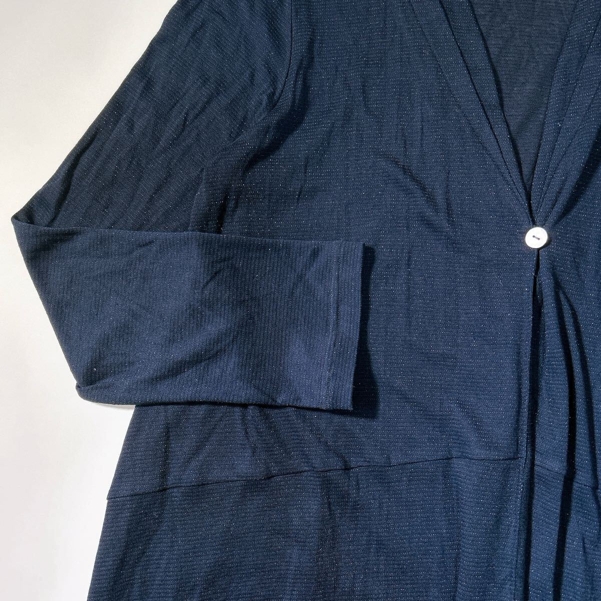 Yahoo!オークション - PINORE ピノーレ ロングニットカーディガン 40 L...