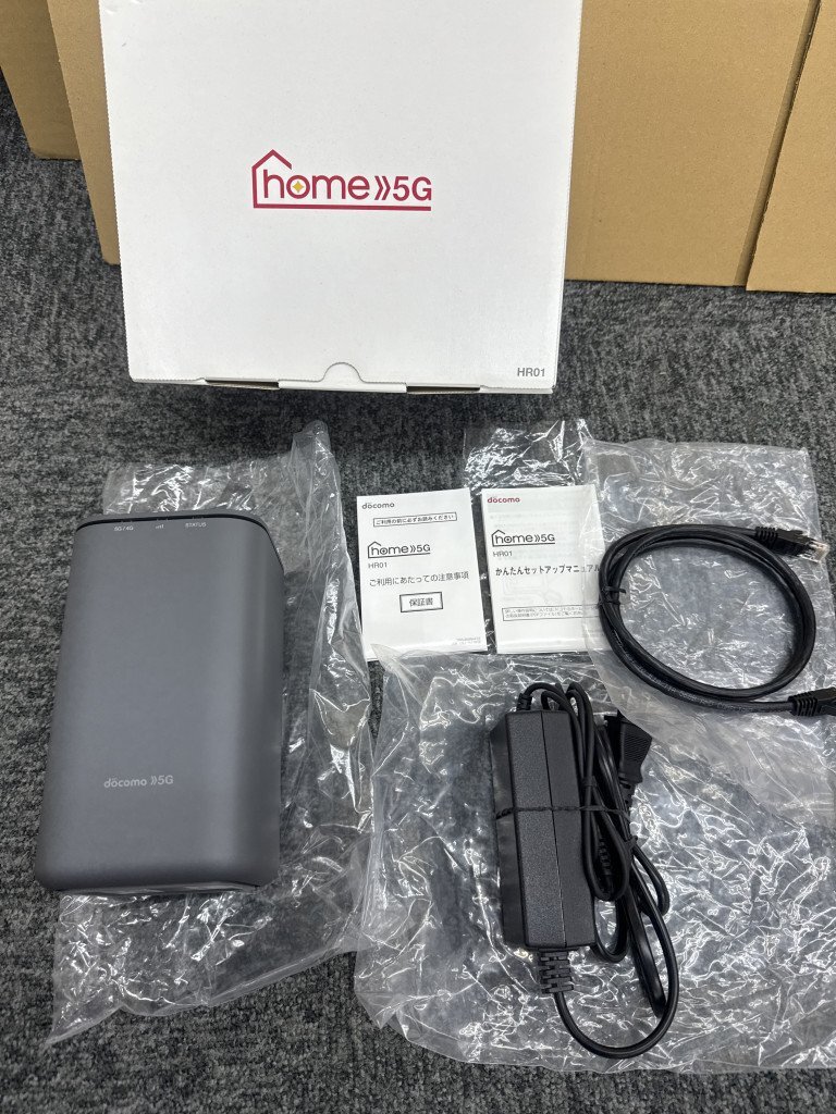 Yahoo!オークション - 【163090】ルーター docomo home 5G HR01 判定