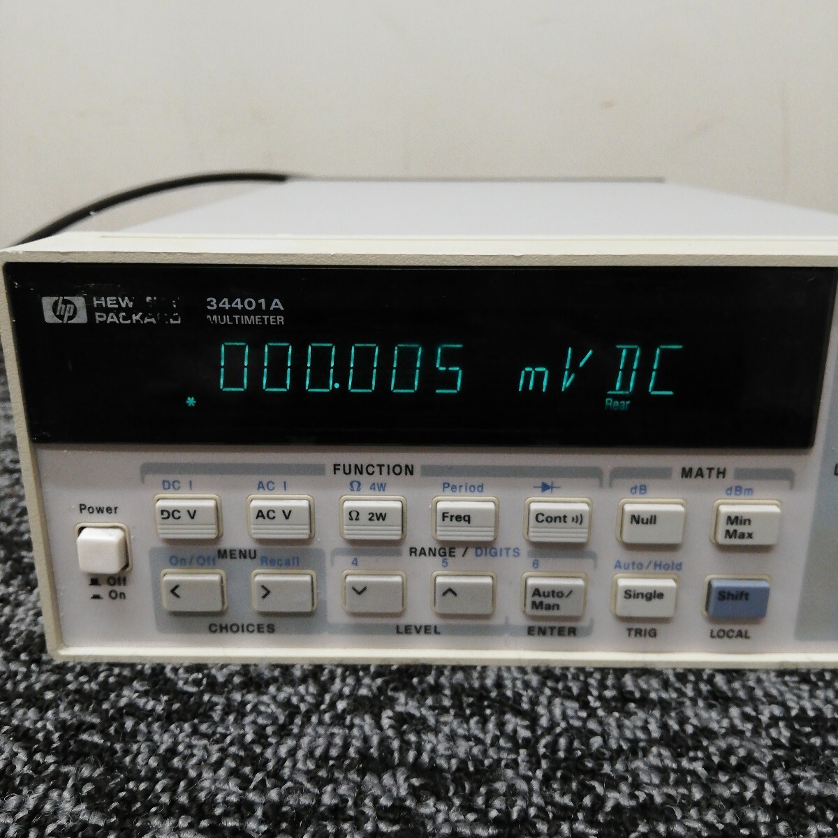 Yahoo!オークション - hp/Agilent「34401A」MULTIMETER