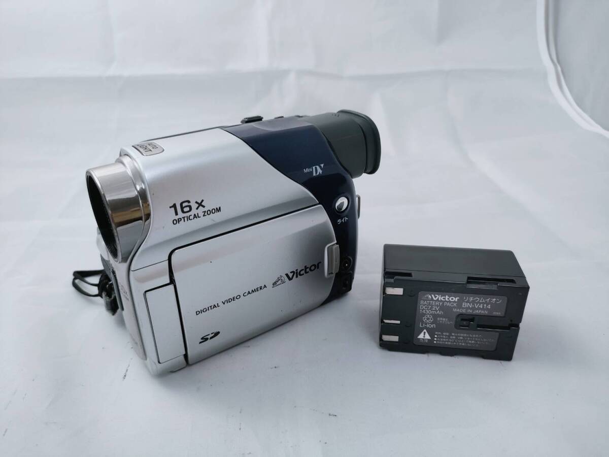 Yahoo!オークション - Victor デジタルビデオカメラ GR-D63 動作品 Min...