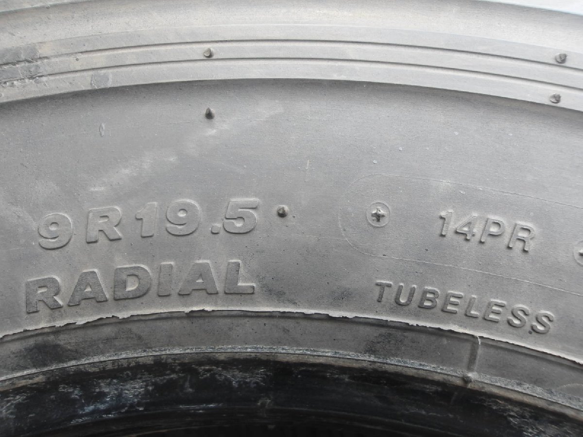 Yahoo!オークション - O874-7 ほぼ未使用 9R19.5 夏1本 サマータイヤ T...