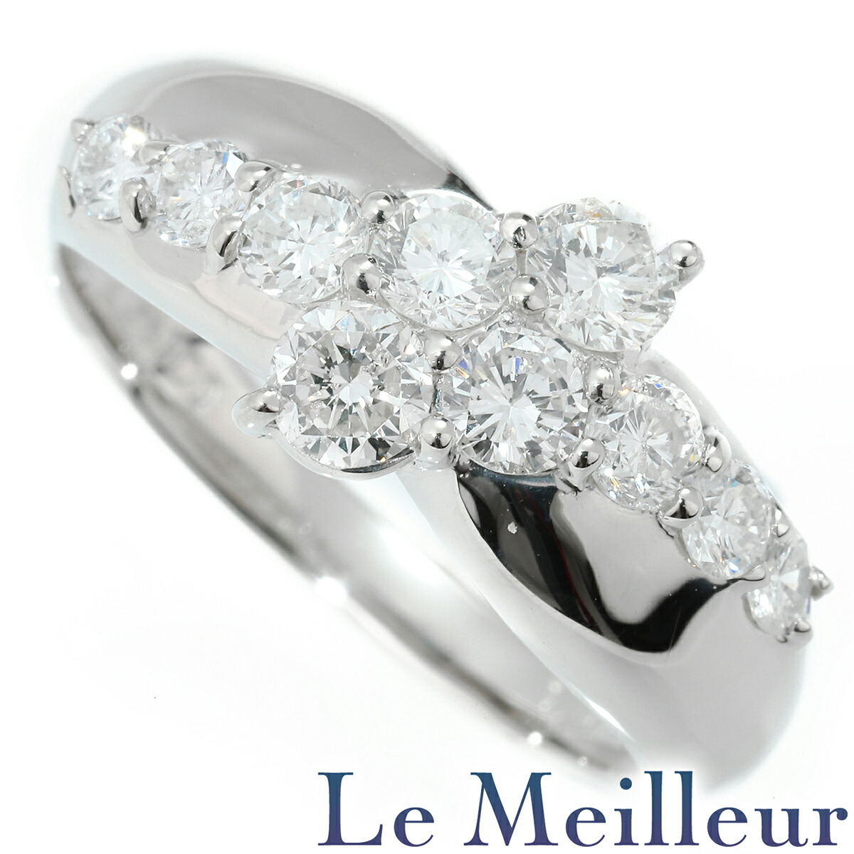 Yahoo!オークション - リング 指輪 ダイヤモンド 1ct Pt900 12号 中古 ...