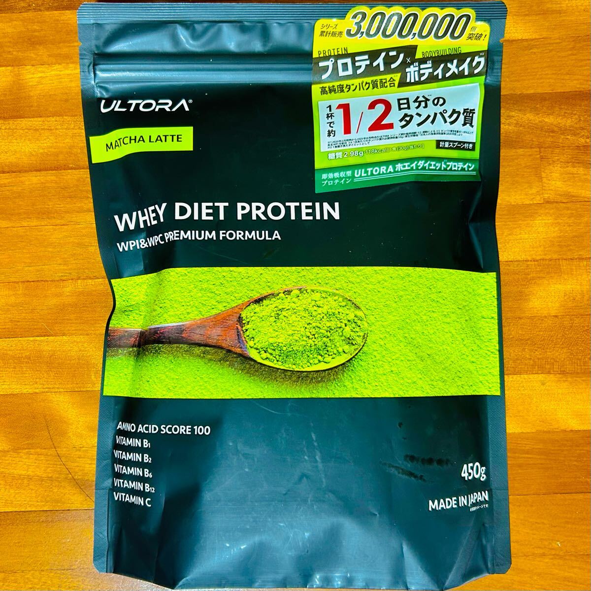 Yahoo!オークション - ULTORA ウルトラ ホエイプロテイン 抹茶ラテ風味...