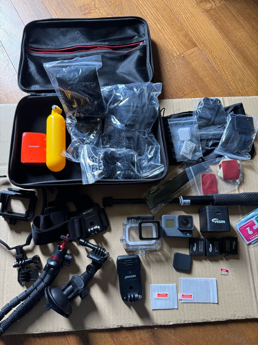 Yahoo!オークション - ごー GoPro 6 ゴープロ セット アクションカメラ...