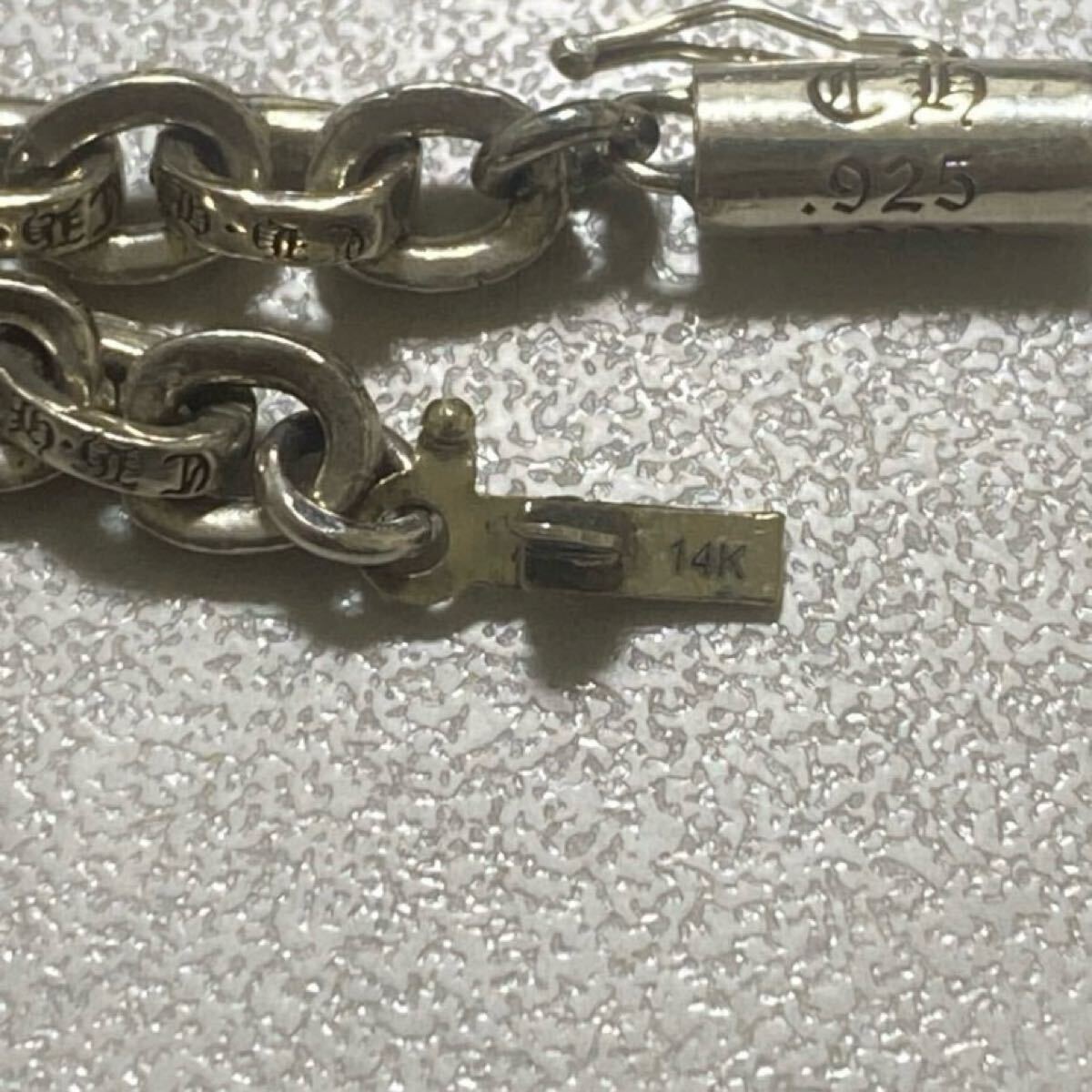 Yahoo!オークション - Chrome Hearts ペーパーチェーン SV925 50cm ク...