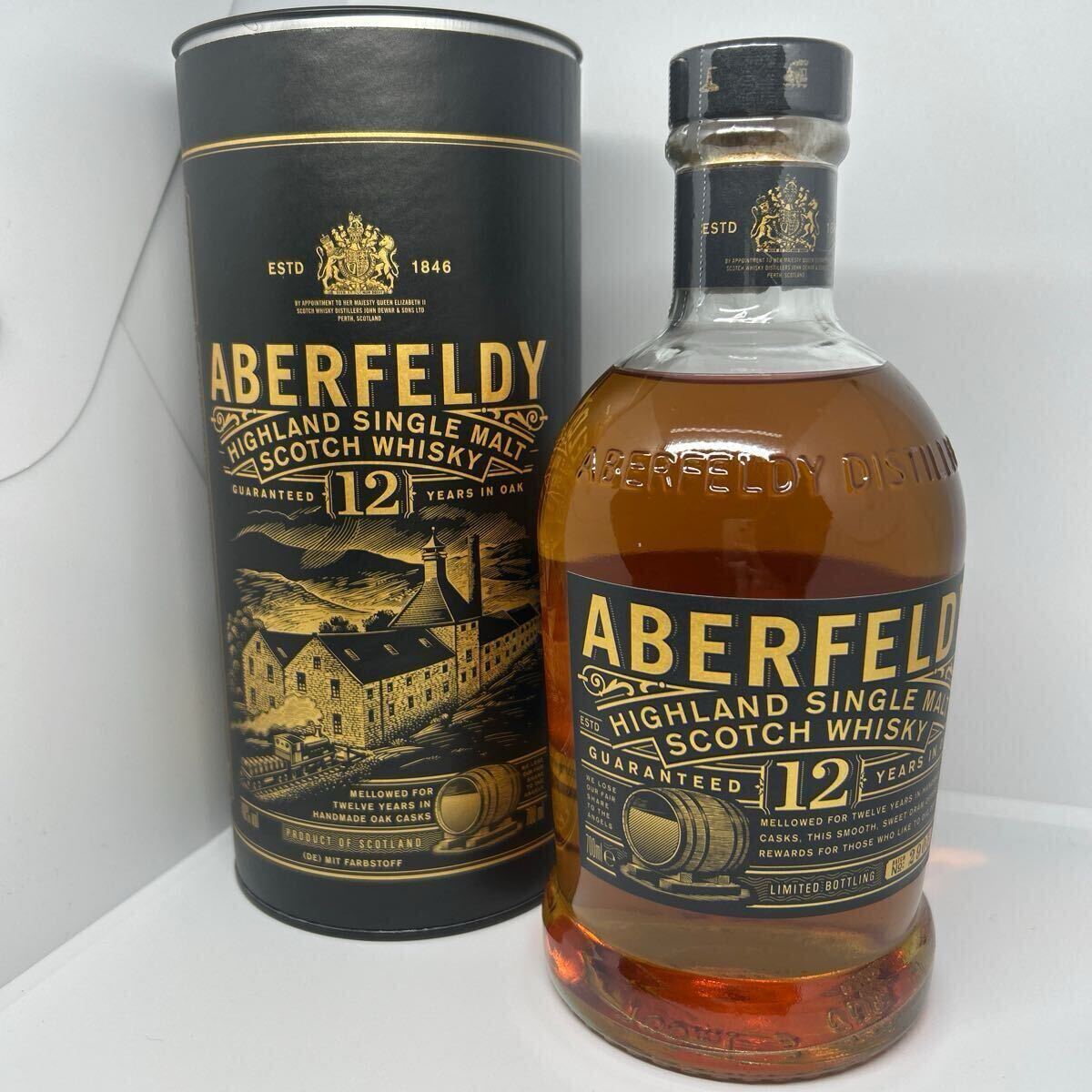 Yahoo!オークション - Aberfeldy アバフェルディ 12年 ウイスキー 700m...