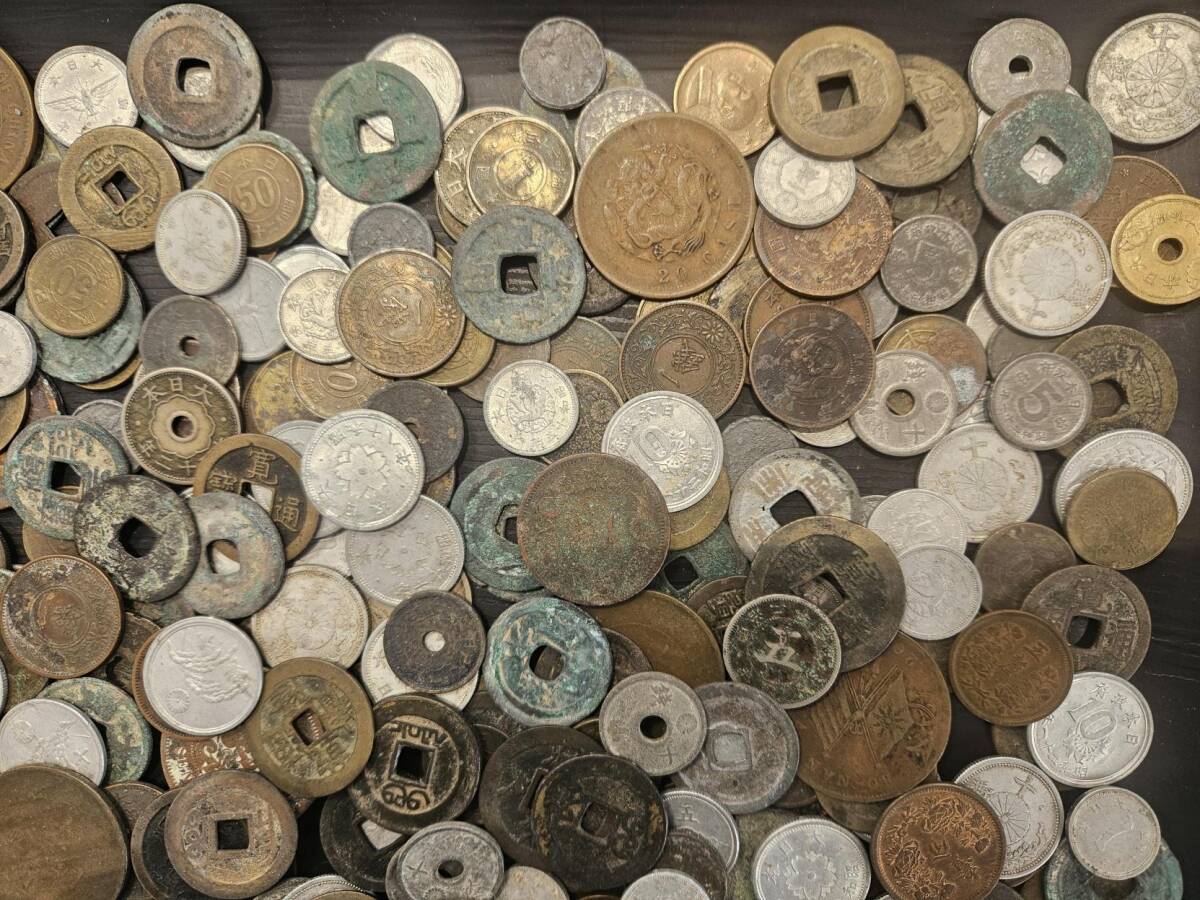 Yahoo!オークション - #4882 日本 古銭 穴銭 おまとめ 約1 440g