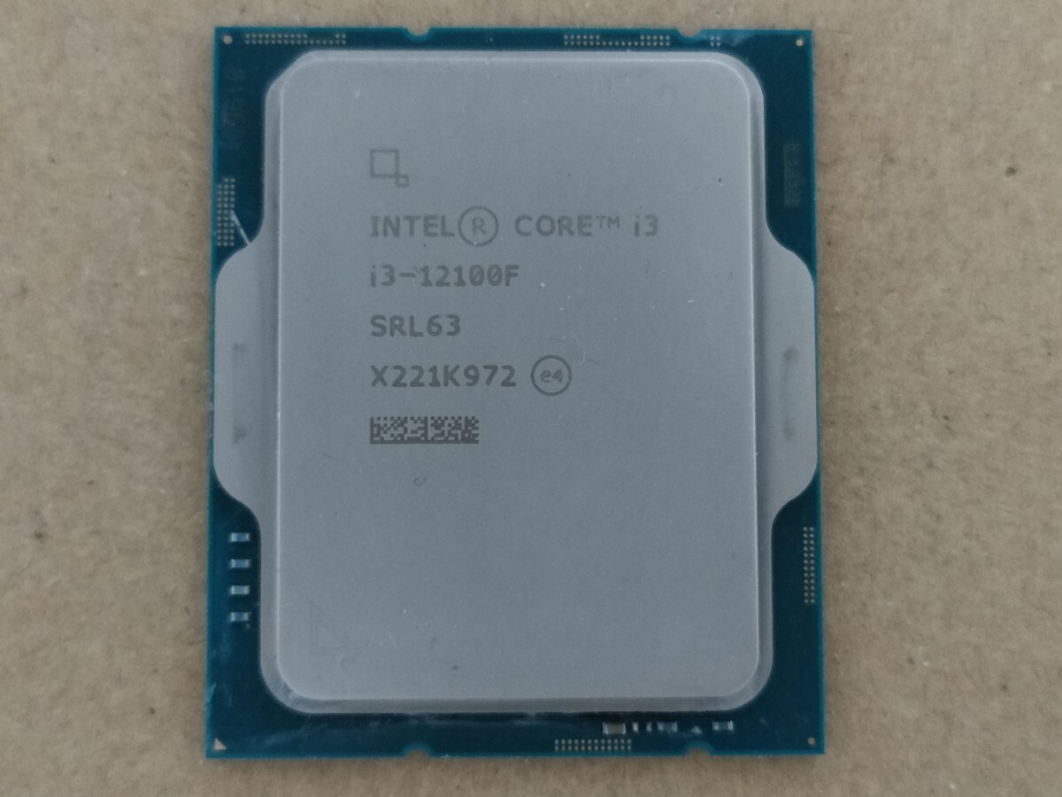 Yahoo!オークション - Intel Core i3-12100F 【CPU】