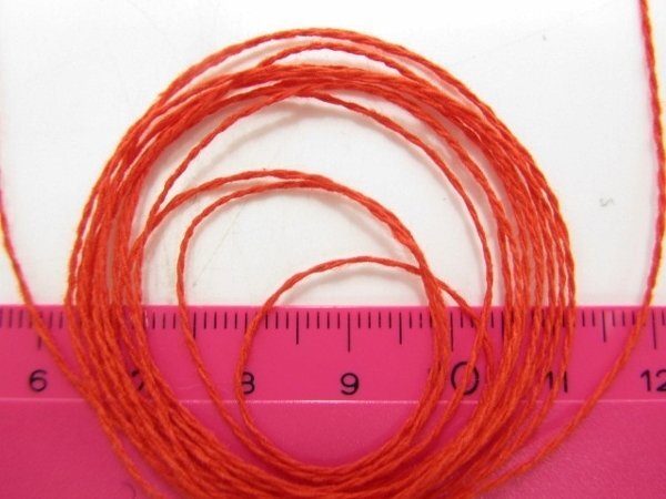 Yahoo!オークション - 毛糸・コットン100%・オレンジ 530g No 371