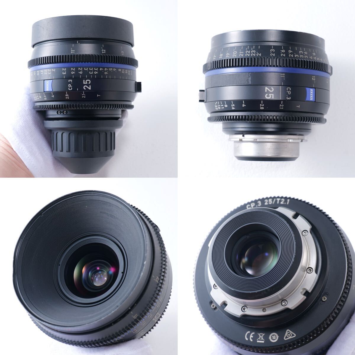 Yahoo!オークション - 【実用美品】Carl Zeiss CP.3 cp3 シネマレンズ ...