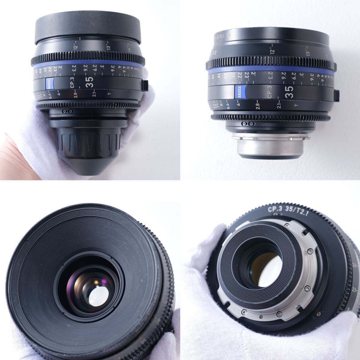 Yahoo!オークション - 【実用美品】Carl Zeiss CP.3 cp3 シネマレンズ ...