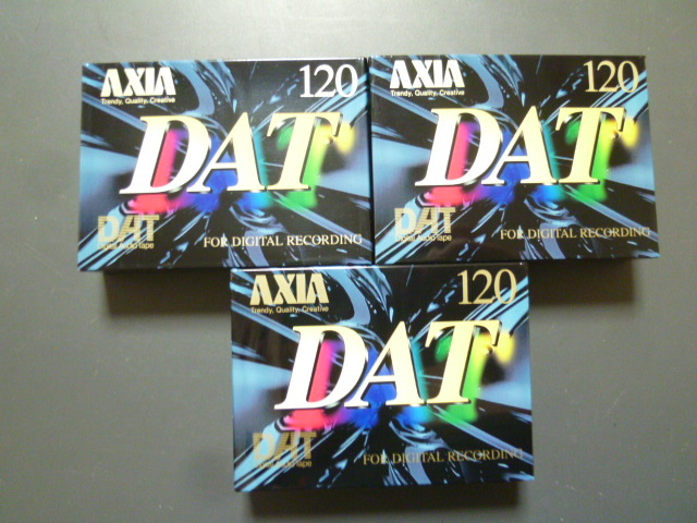 Yahoo!オークション - DN-2) AXIA アクシア DATテープ 120分 3本セット