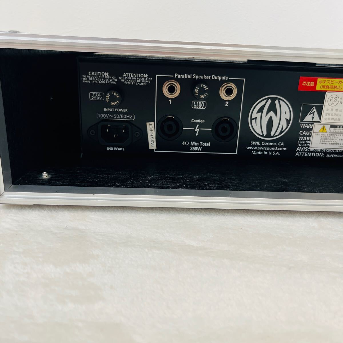 Yahoo!オークション - SWR 350X ベースアンプ ヘッドアンプ ハイパワ...