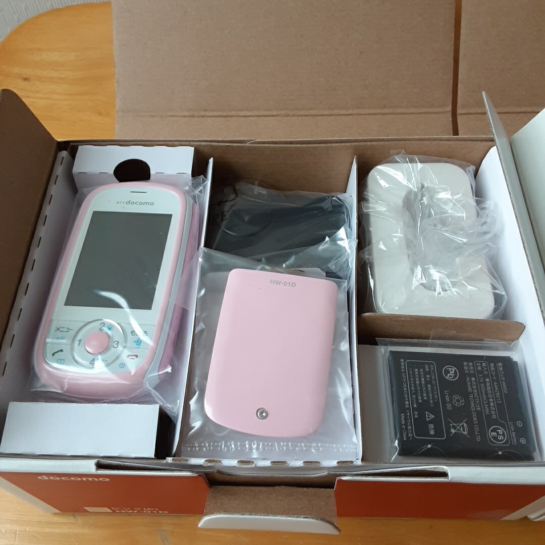 Yahoo!オークション - ドコモ キッズケータイ HW-01D ピンク イエロー ...