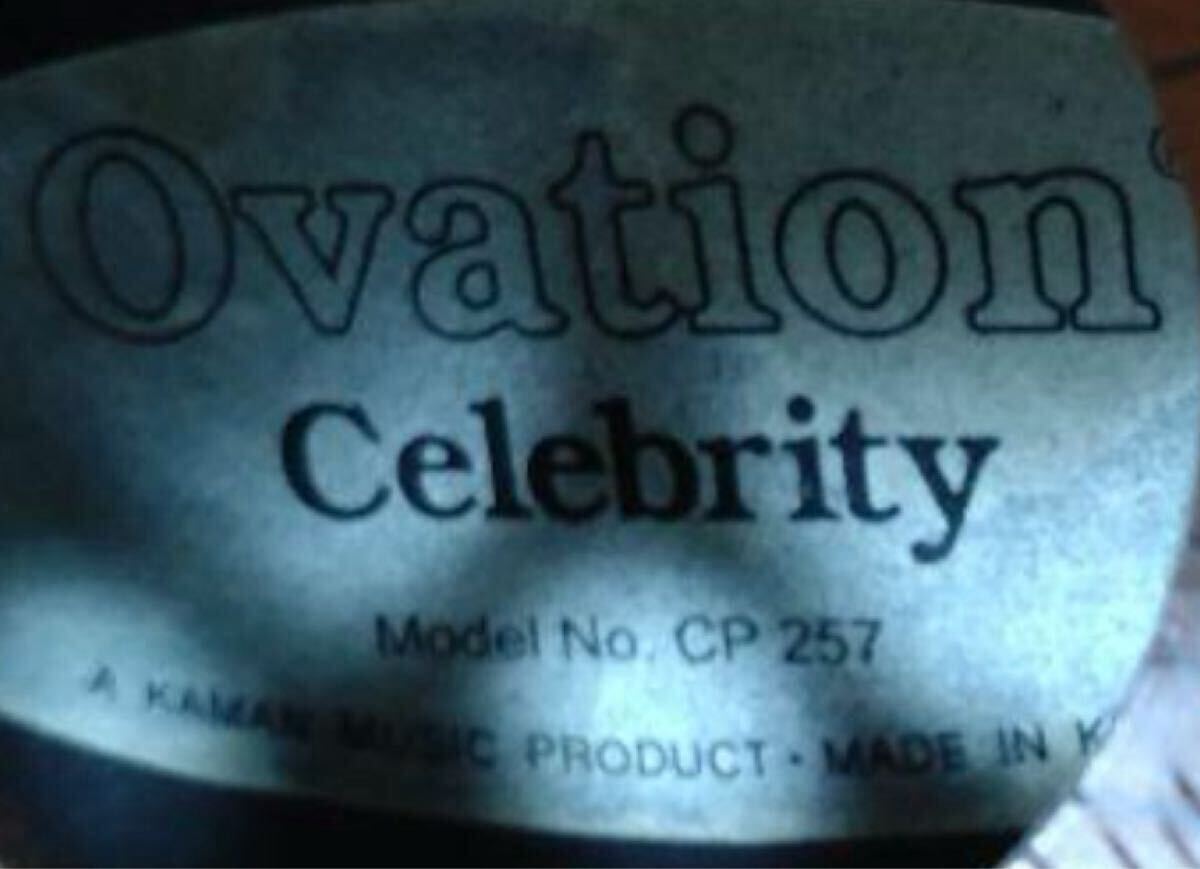 Yahoo!オークション - Ovation Celebrity CP-257/オベーション/アコー...