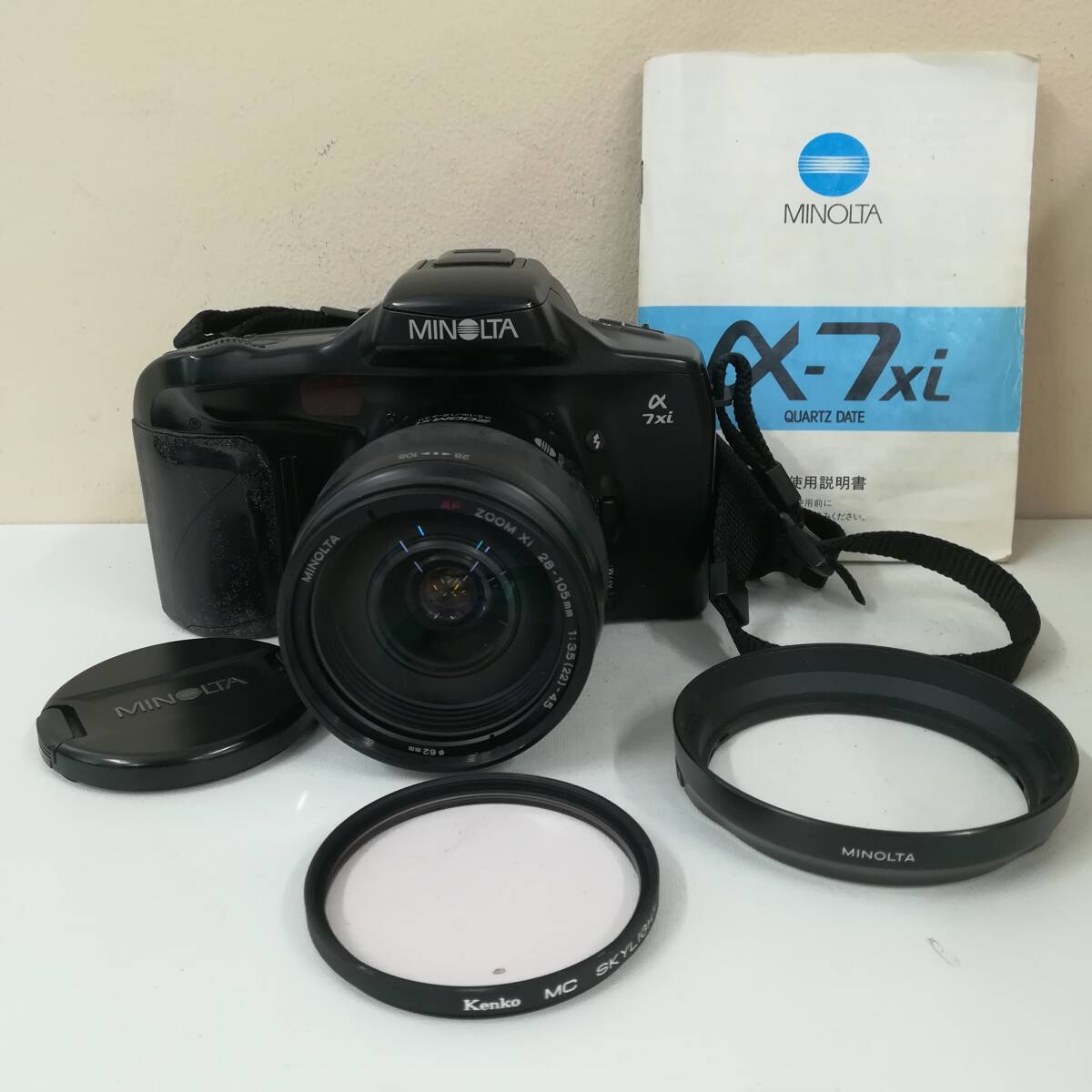 Yahoo!オークション - 取扱説明書付 MINOLTA ミノルタ α-7xi ボディ A...