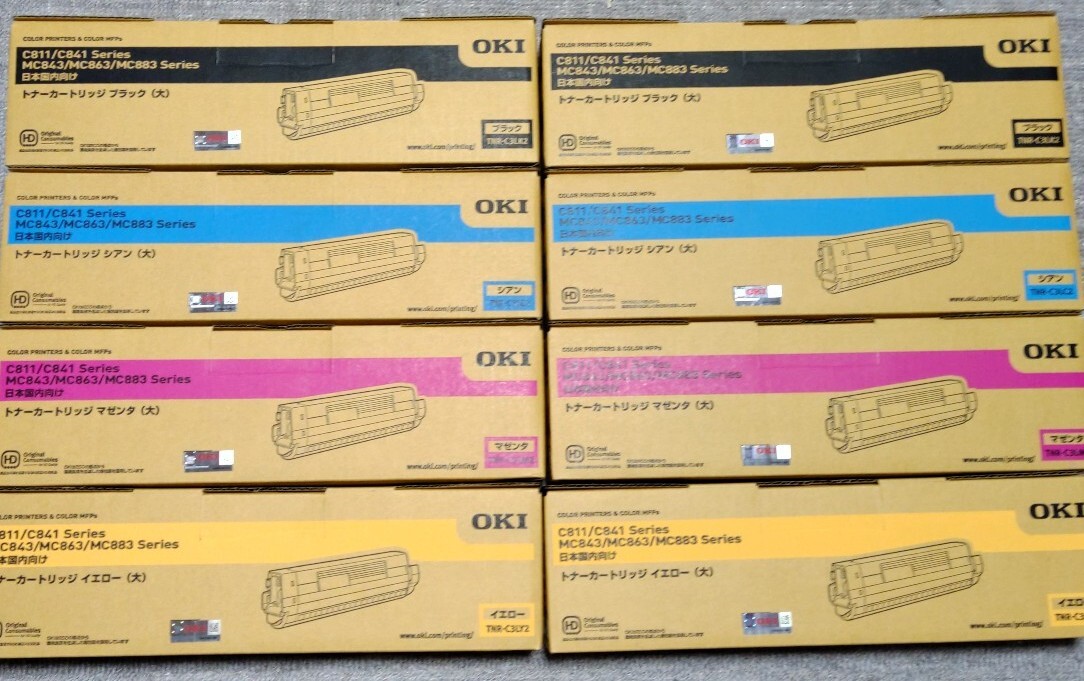 Yahoo!オークション - 新品 OKI正規品 トナー C811/C841シリーズ 4色セ...