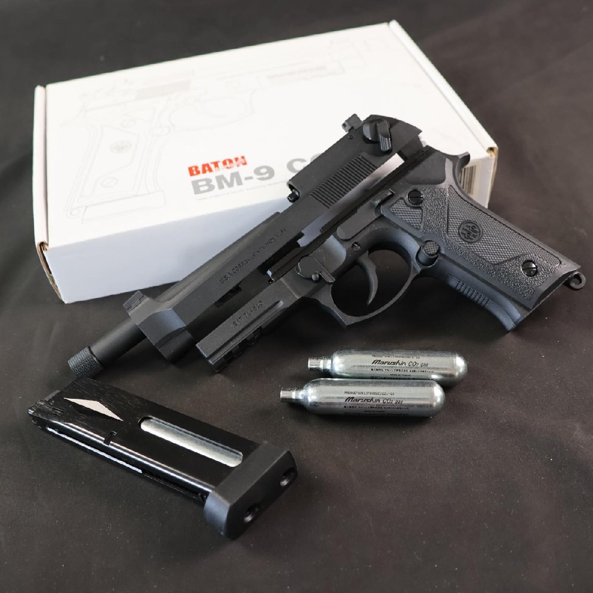 Yahoo!オークション - BATON BM-9 CO2 ガスガン ジャンク品 #S-19146