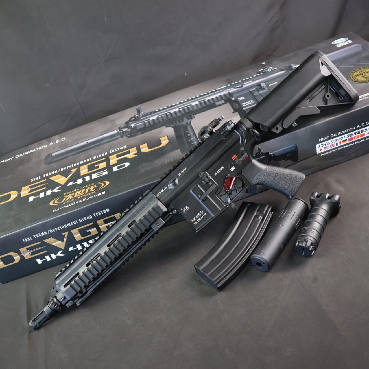Yahoo!オークション - 東京マルイ HK 416D DEVGRU 次世代 電動ガン デ...