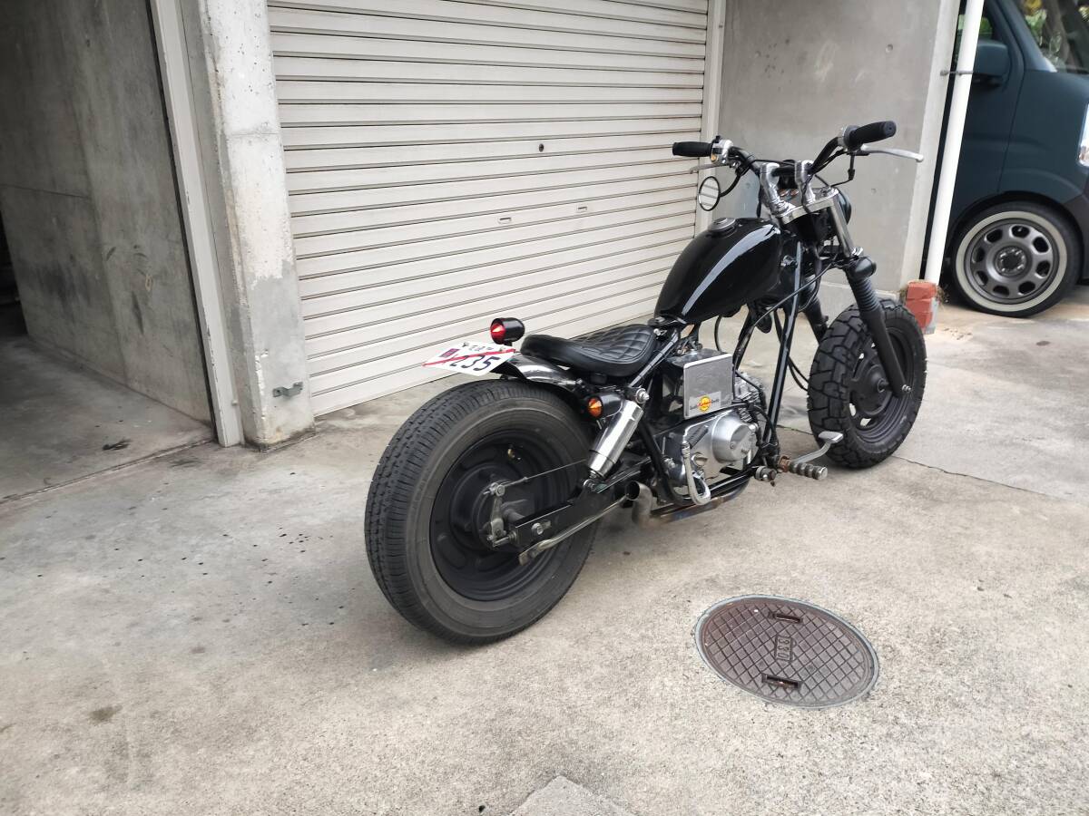 Yahoo!オークション - JAZZ フルカスタム 106cc 太足 チョッパー ボバ...