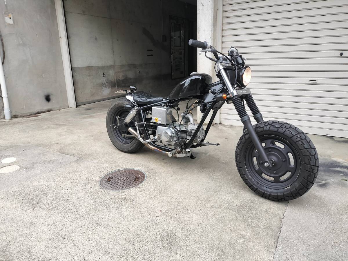 Yahoo!オークション - JAZZ フルカスタム 106cc 太足 チョッパー ボバ...