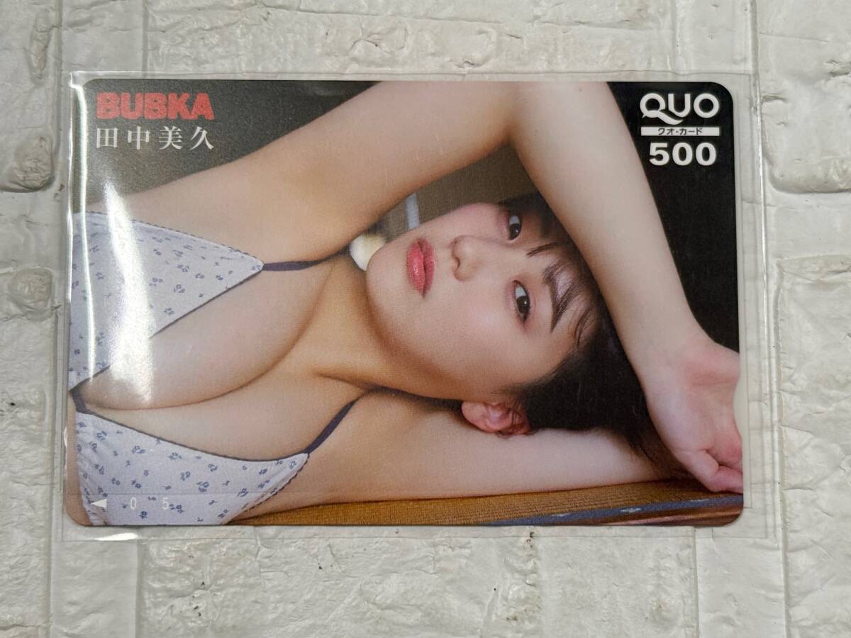 Yahoo!オークション - 未使用 QUOカード クオカード 500円 BUBKA ブブ...