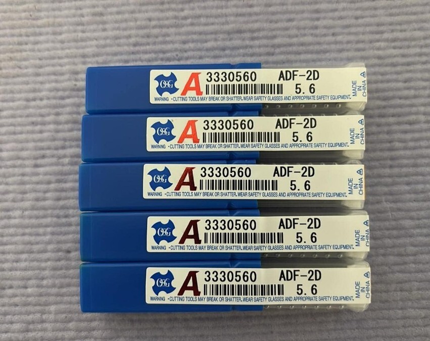 Yahoo!オークション - OSG 超硬フラットドリル ADF-2D φ5.6 ・5本セッ...