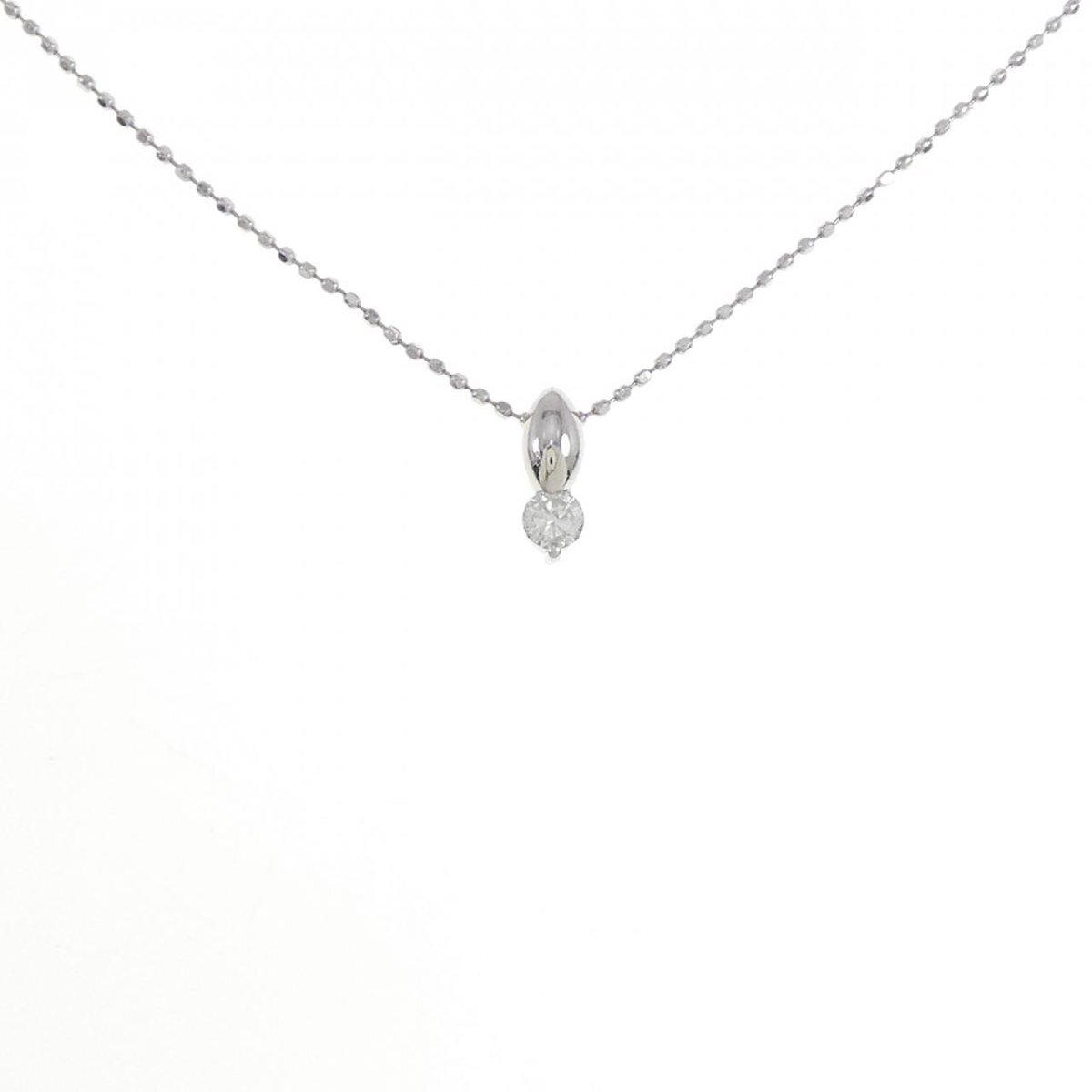 Yahoo!オークション - PT900/PT850 ダイヤモンド ネックレス 0.11CT