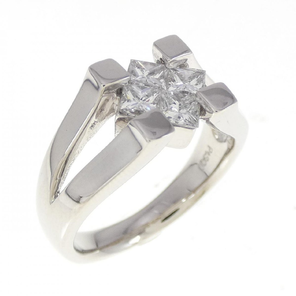 Yahoo!オークション - PT900 ダイヤモンド リング 0.75CT