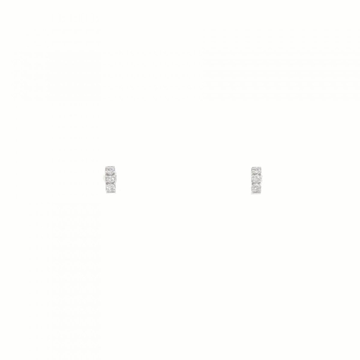 Yahoo!オークション - 【新品】PT ダイヤモンド ピアス 0.06CT